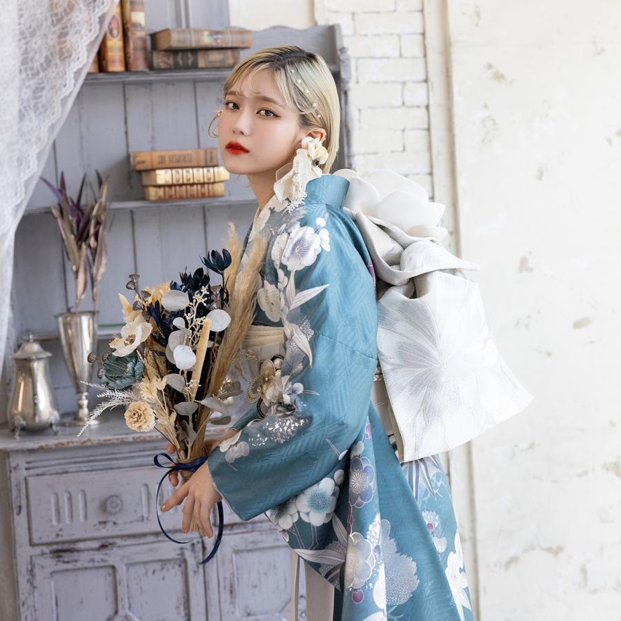 【新作】お誂え付き振袖フルセット/RF-31/ラフィネモカ/グレイシュ/ラグーン/振袖/購入/ブランド/成人式/卒業式/結婚式/着物/フルセット : 衣裳館 オンリー遊 - 通販 ...