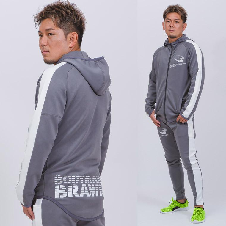 BODYMAKER ボディメーカー BODYMAKER BRAWNY ウォームアップパーカー 送料無料 トレーニング フィットネスウエア 運動 ジャージ スポーツ : Stuffinヤフー ...