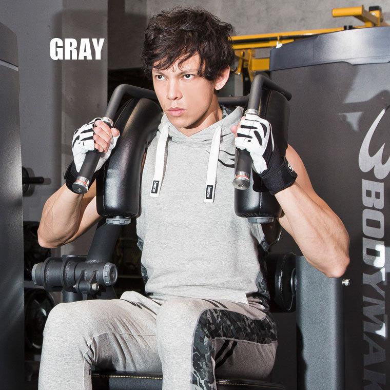 BODYMAKER ボディメーカー bmtw BM・GYMウェア ノースリーブフーディ 追跡 メール便送料無料 :my020:Stuffinヤフーショッピング店 - 通販 - Yahoo!ショッピング