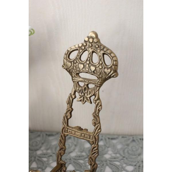 アンティークなクラウンイーゼル（ゴールド・M5569）イーゼル お洒落雑貨 アンティーク風 雑貨 輸入雑貨 antique shabby chic : ha-432 : STYLE ...