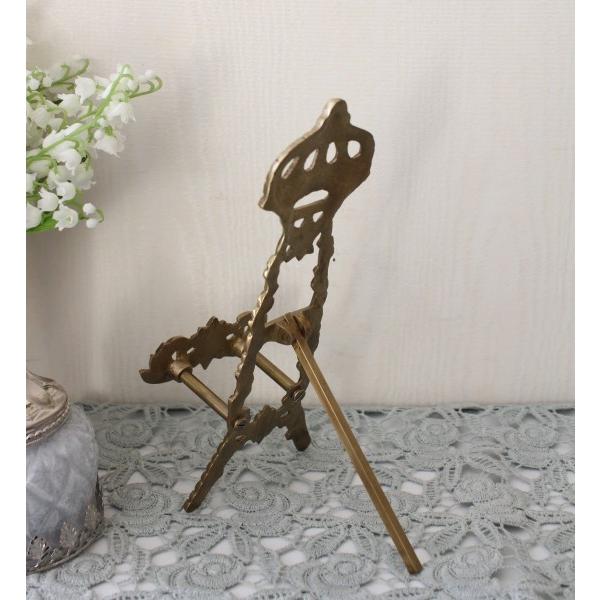 アンティークなクラウンイーゼル（ゴールド・M5569）イーゼル お洒落雑貨 アンティーク風 雑貨 輸入雑貨 antique shabby chic : ha-432 : STYLE ...
