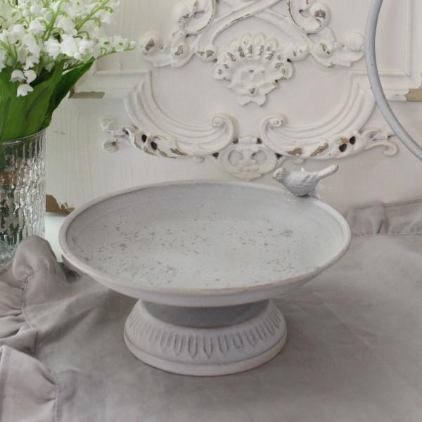 トレイ グレー マチルドエム フランス アイアン コンポート バードフューダー (614) ディスプレイトレイ スタンドトレイ 可愛い マチルドM Mathilde M. シャビー ...