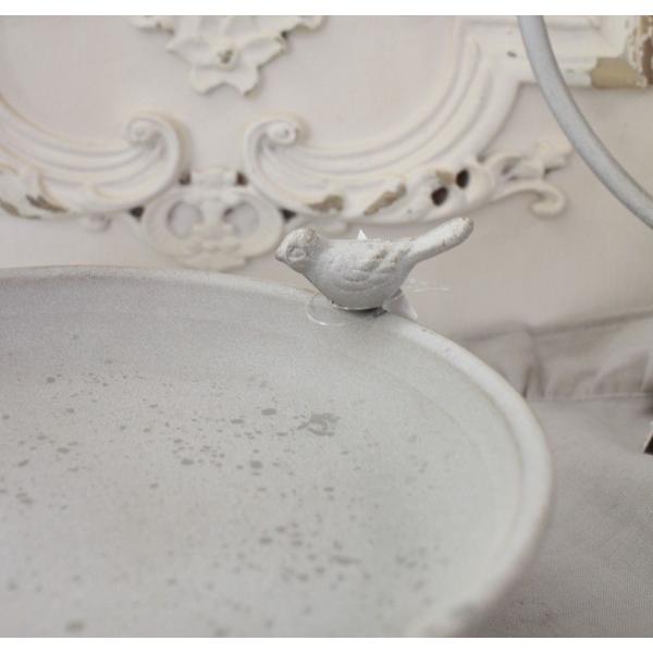 トレイ グレー マチルドエム フランス アイアン コンポート バードフューダー (614) ディスプレイトレイ スタンドトレイ 可愛い マチルドM Mathilde M. シャビー ...