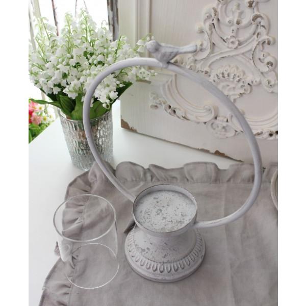 アイアン キャンドルホルダー グレー キャンドルスタンド シャビーシック (618) マチルドエム フランス ディスプレイ 可愛い マチルドM Mathilde M. アンティー ...