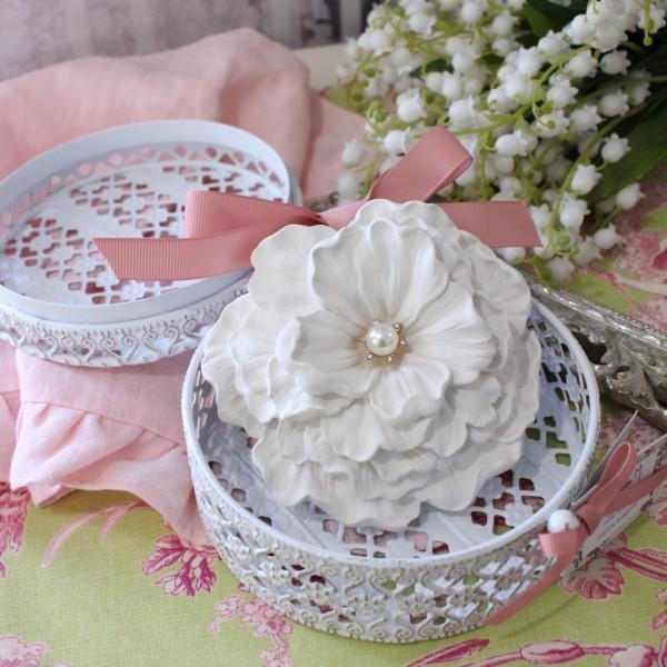 マチルドエム フランス センティッドデコ ケース入り (ピンクリボン ラージフラワー 915) マーキーズ アロマストーン アロマ 飾り マチルドM Mathilde M. シャビ :mm ...