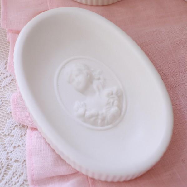 マチルドM フランス ソープディッシュ 陶器 ソープトレイ マチルドエム マーキス (350) 陶器サニタリー バスルーム Mathilde M. シャビーシック : STYLE ROCOCO ...