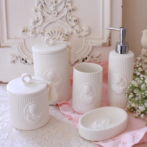 マチルドM フランス 歯ブラシスタンド ブラシスタンド 陶器 マチルドエム マーキス (348) ペン立て 陶器サニタリー バスルーム Mathilde M. シャビー : STYLE ...