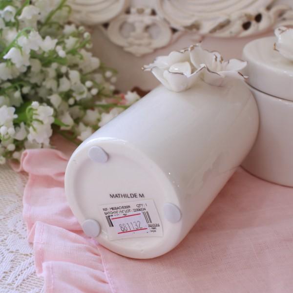 マチルドM フランス 歯ブラシスタンド ブラシスタンド 陶器 マチルドエム マーキス (348) ペン立て 陶器サニタリー バスルーム Mathilde M. シャビー : STYLE ...