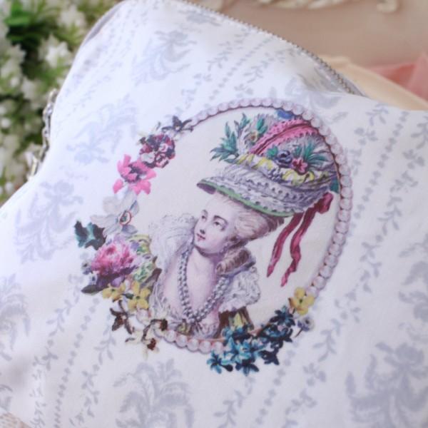 ポーチ 旅行用ポーチ マチルドエム フランス 化粧ポーチ コスメポーチ アントワネット ラージ 大きい L (145) 撥水 旅行用 ホワイト マチルドM Mathilde M. マリ ...