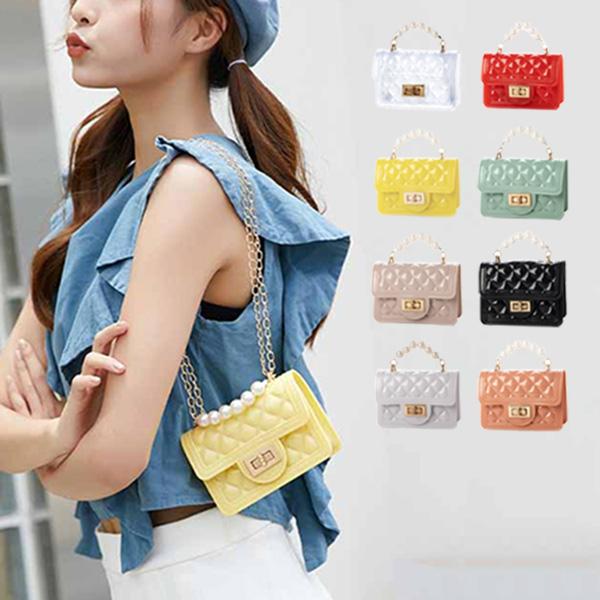 STYLEBLOCK ショルダーバッグ ハンドバッグ 2WAY チェーン 肩掛け 斜めがけ ミニ 小さい キルティング パールハンドル 鞄 バッグ レディース : STYLEBLOCK ...