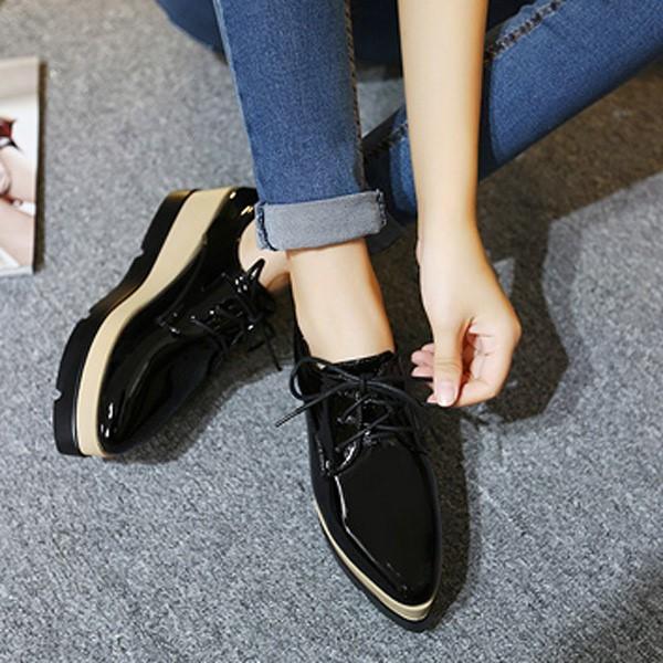 STYLEBLOCK オックスフォードシューズ 厚底 プラットフォーム STYLEBLOCK オックスフォードシューズ 厚底 プラットフォーム