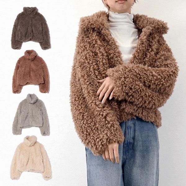 STYLEBLOCK（スタイルブロック） ジャケット ブルゾン ボア 2WAY ショート丈 アウター レディース : パーティードレス Style Block - 通販 - Yahoo!ショッピング