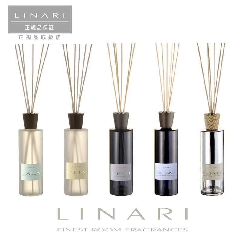 リナーリ LINARI リードディフューザー 500ml CALLA カラー LILIA リリア CIELO チェロ OCEANO オセアノ ...
