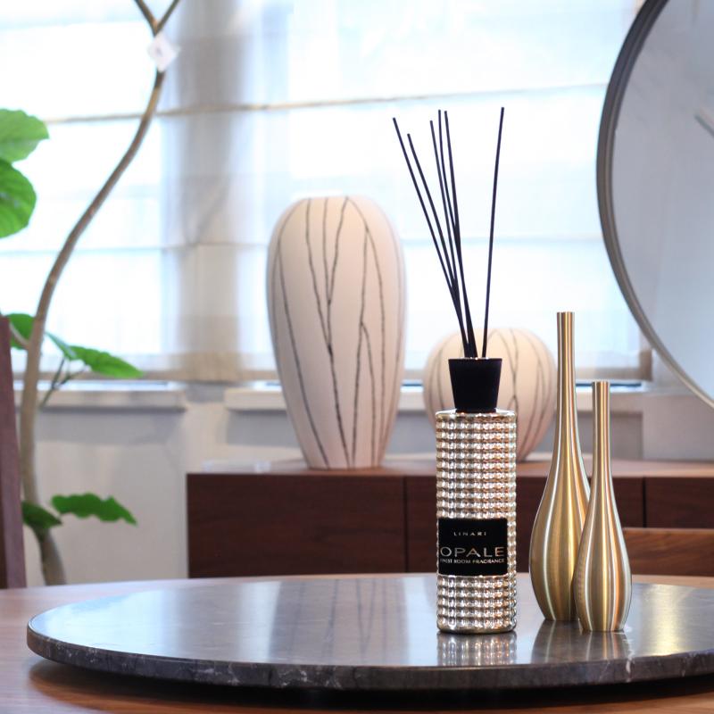 【正規取扱販売店】LINARI リナーリ ルームディフューザー 500ml SENSO センソ OPALE オパール リードディフューザー インテリア リビング ルームフレグランス ...