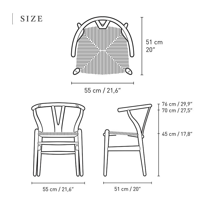 Carl Hansen ＆ Son yチェア CH24 ビーチ ソフト BLACK ナチュラル ペーパーコード カールハンセン & サン Yチェア ダイニングチェア【正規取扱販売店 ...