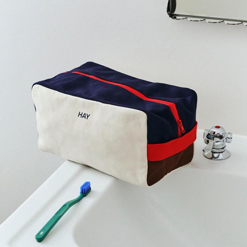 HAY（ヘイ） HAY MULTI WASH BAG M ポーチ 100% オーガニックコットン ウォッシュバッグ Cream Multi ...