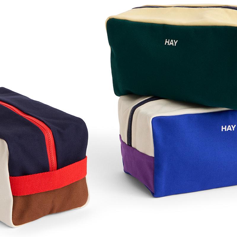 HAY（ヘイ） HAY MULTI WASH BAG M ポーチ 100% オーガニックコットン ウォッシュバッグ Cream Multi ...