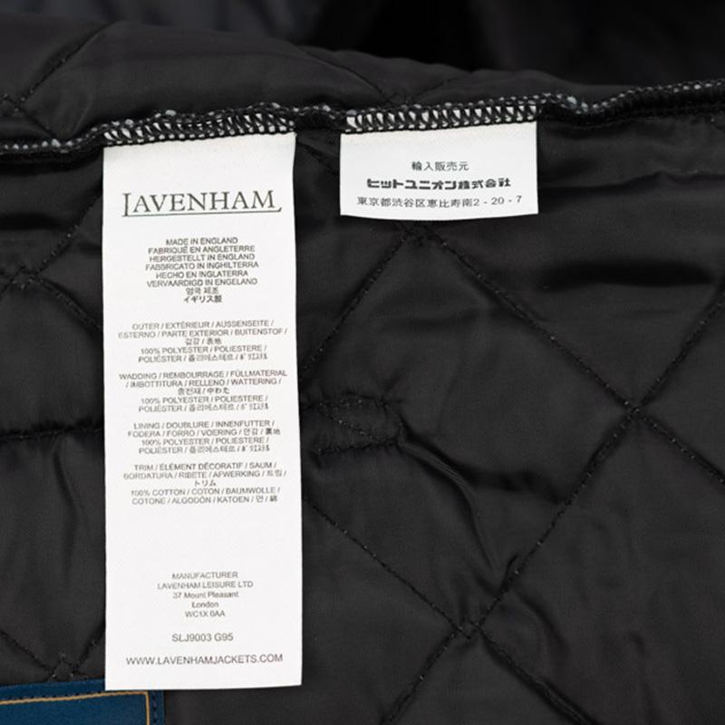 LAVENHAM LAVENHAM/ラベンハム ダイヤキルト 衿コール DENHAM ブラックキルティング : Style Edition Yahoo!店 - 通販 - Yahoo!ショッピング