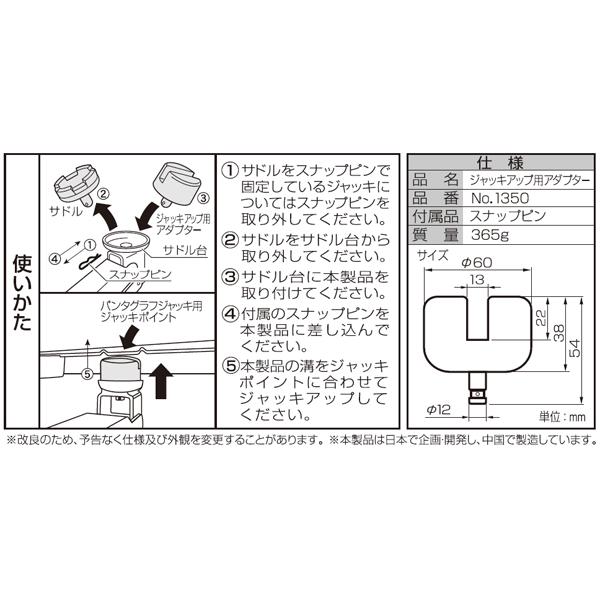 1390 大橋産業 BAL ジャッキアップ用アダプター プラス