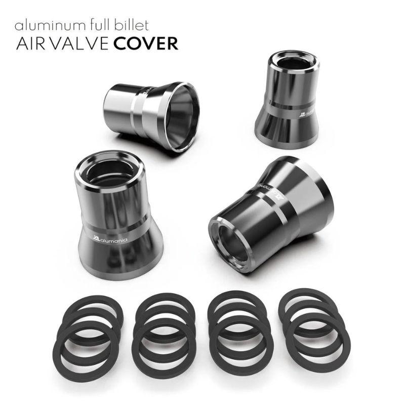 alumania Alumania アルマニア フルビレット エアバルブカバー エアバルブキャップのオプション品 FULL BILLET AIR VALVE COVER for CAR ...