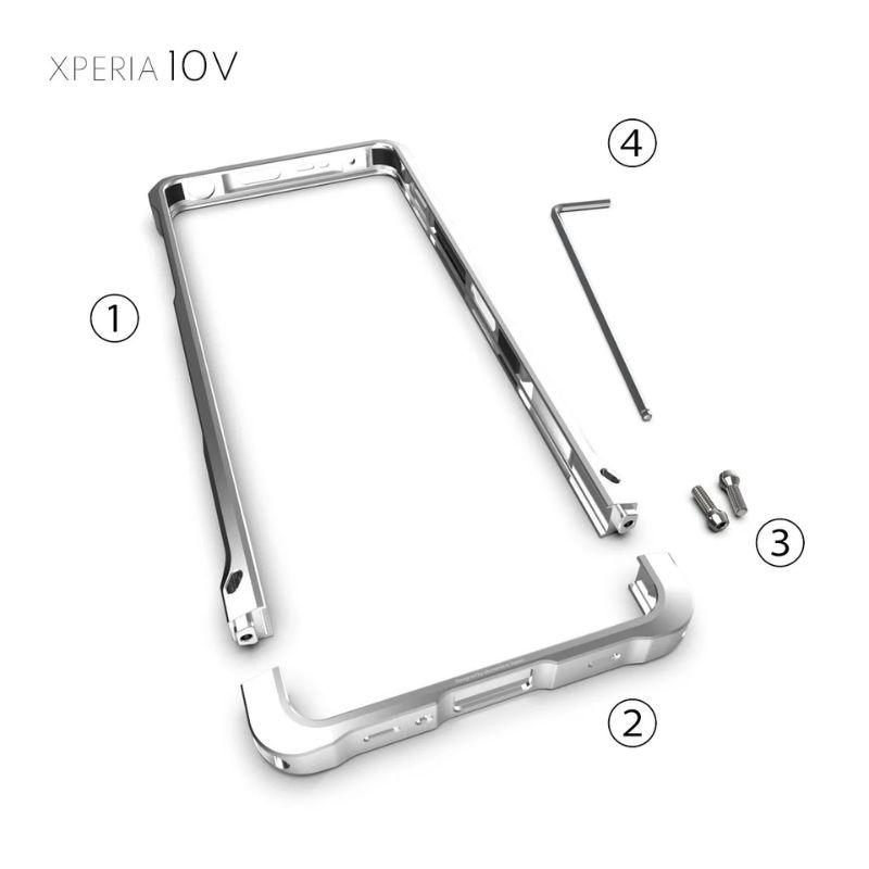 Xperia 10 V ケース アルマニア エッジライン アルミフルビレット バンパー スマホケース Alumania EDGE LINE ソニー エクスペリア v : スタイルミーYahoo ...