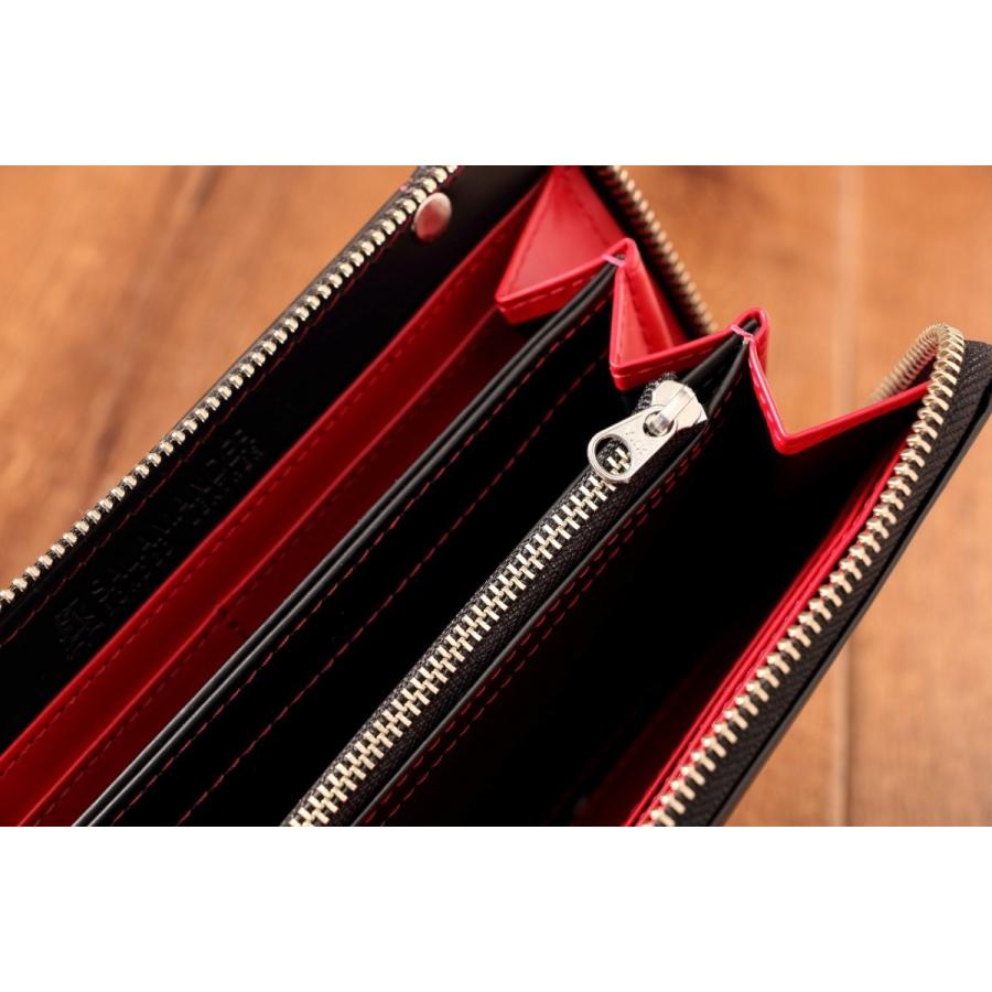 長財布 メンズ レディース 送料無料 ドイツ の 老舗 メーカーと コラボ IGGINBOTTOM×SALAMANDER 本革 ラウンドジップ 長財布 LT-GS 0707 : ig ...