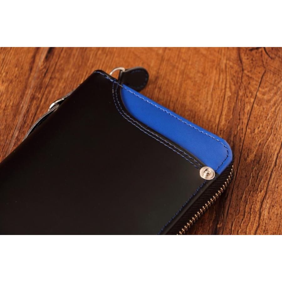 長財布 メンズ レディース 送料無料 ドイツ の 老舗 メーカーと コラボ IGGINBOTTOM×SALAMANDER 本革 ラウンドジップ 長財布 LT-GS 0707 : ig ...