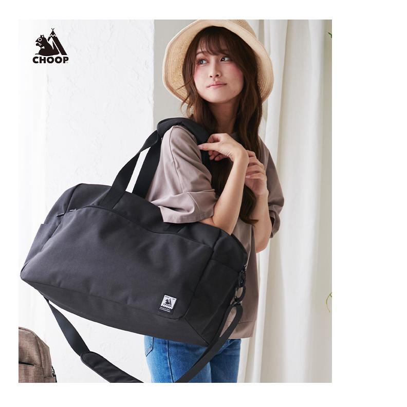 CHOOP 【映画・ドラマ使用】CHOOP シュープ 2way ボストンバッグ レディース ショルダーバッグ メンズ キャリーオン 旅行 軽量 撥水 大容量 11ポケット 修学旅行 ...