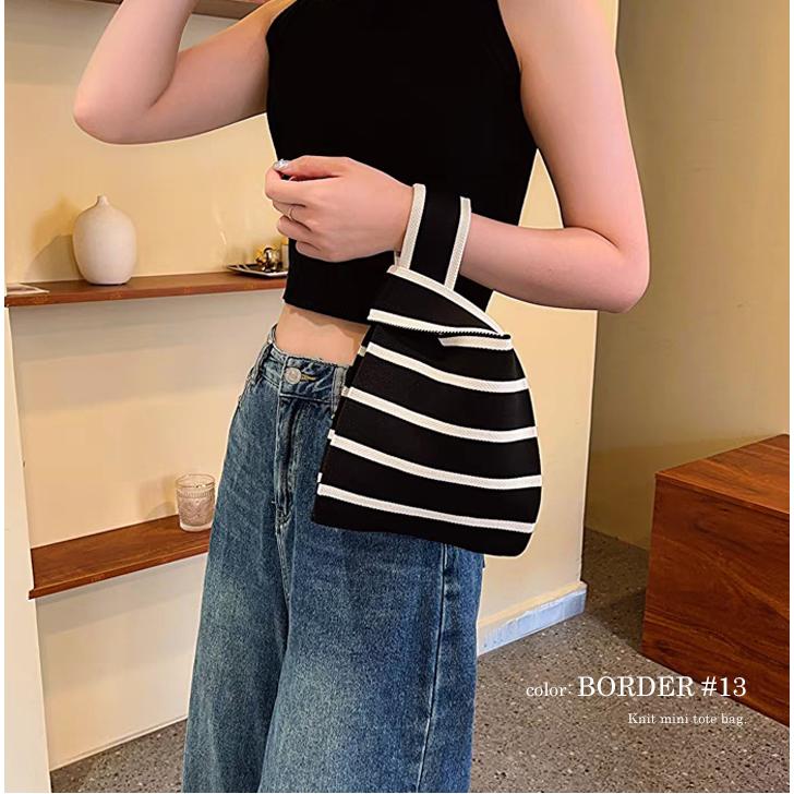 ニットバッグ ミニトートバッグ レディース エコバック マルシェバック ミニ トート 小さめ バッグ 手提げ サブバッグ 韓国 ネコ 動物 セール : スタイルオンバッグ - 通販 ...