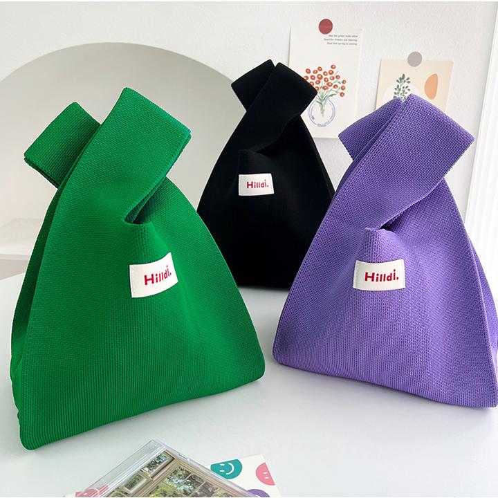 ニットバッグ ミニトートバッグ レディース エコバック マルシェバック ミニ トート 小さめ バッグ 手提げ サブバッグ 韓国 ネコ 動物 セール : スタイルオンバッグ - 通販 ...