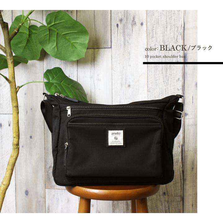 anello GRANDE アネロ ショルダーバッグ バッグ レディース メンズ A4 軽量 男女兼用 ユニセックス 大容量 大きめ 10ポケット 多収納 カジュアル : スタイルオンバッグ ...