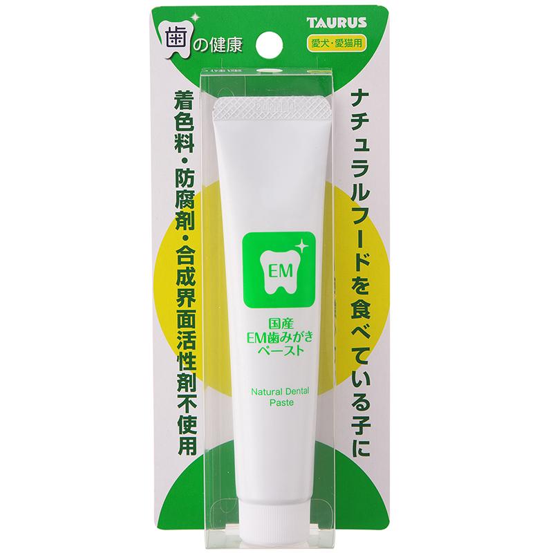 TAURUS 国産 トーラス 愛犬・愛猫用 EM歯みがきペースト 35g 合成界面活性剤不使用 歯みがき 歯垢 歯磨き粉 歯みがき粉 自然派 ナチュラル デンタルケア : ペットシーツ専門店 ...