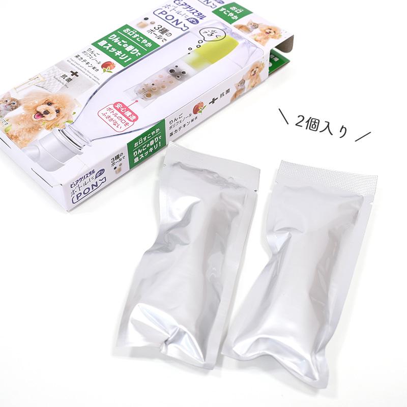 ピュアクリスタル GEX ピュアクリスタル ボトルにPON お口すこやか 1ヶ月用 2個入 ボトルに入れるだけで口臭ケア 犬猫兼用 口臭 給水器 犬用 猫用 ジェックス : ペットシーツ専門店 ...