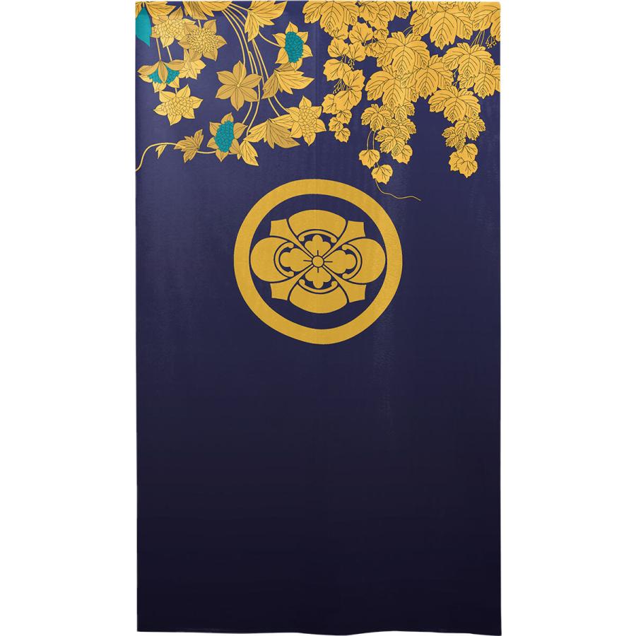 のれん 暖簾 目隠し 和柄 家紋 丸に剣木瓜 85x150cm 日本製 : styletown - 通販 - Yahoo!ショッピング