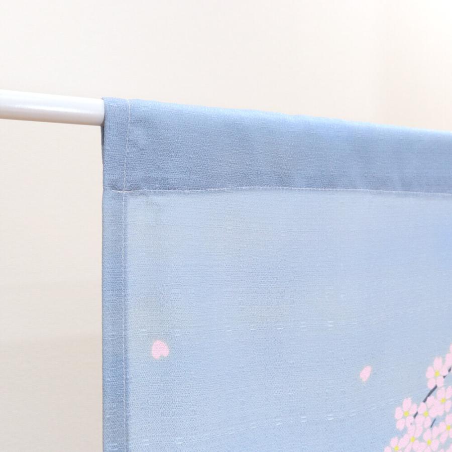 のれん 間仕切り 暖簾 目隠し 和柄 和風 富士桜 85X150cm : styletown - 通販 - Yahoo!ショッピング