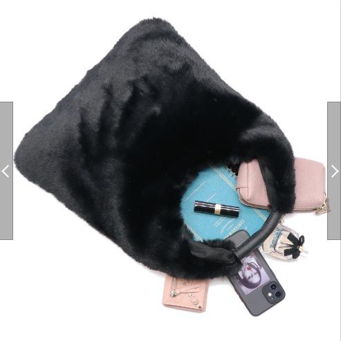 GUSCIO グッシオベーシック 12-1069 トライアングルファーバッグ ワンハンドル ふわふわ フェイクファー : STYLE WEB DIRECT - 通販 - Yahoo!ショッピング