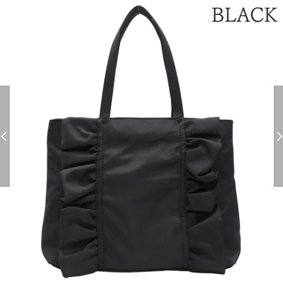 GUSCIO グッシオベーシック 12‐1159 ナイロンフリルトートバッグ GUSCIO グッシオベーシック 12‐1159 ナイロンフリルトートバッグ