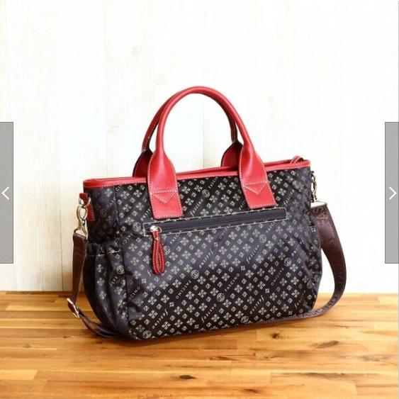 FASCINO ファッシーノ 4567 ジャガード ブランドロゴを織り込んだ撥水2ウェイトートバッグ : STYLE WEB DIRECT - 通販 - Yahoo!ショッピング