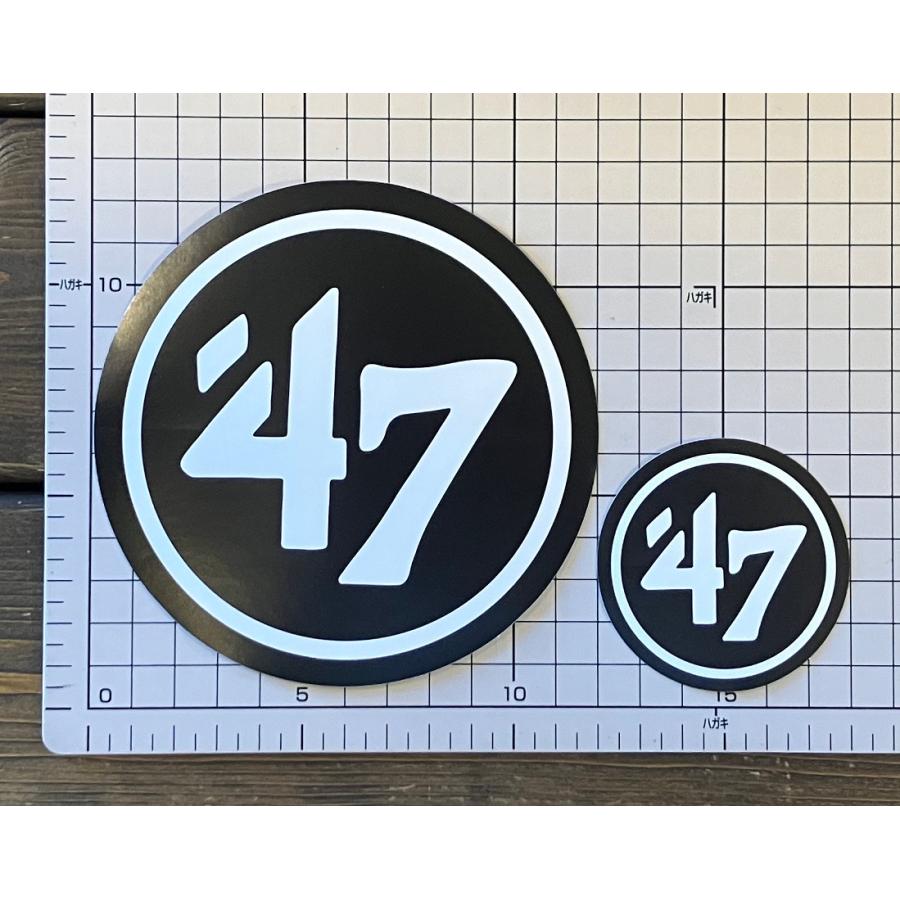 47（フォーティーセブン） 47ステッカー Sサイズ 47 BRAND STICKER : スアヴトライブヤフーショップ - 通販 ...