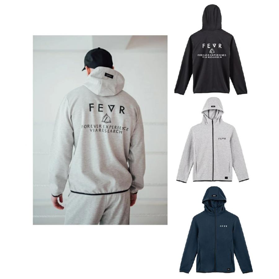 機能的ライトスウェット ジップフード フォーエバー FEVR TECH DRY LIGHT SWEAT ZIP HOODIE F242 ...