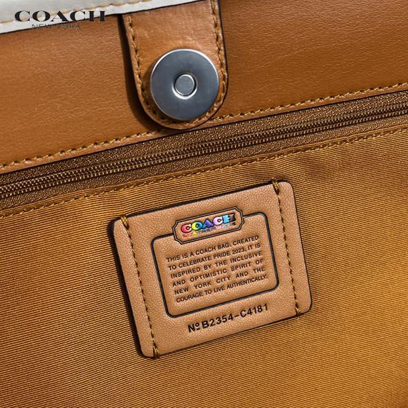 COACH コーチ レディース トートバッグ バッグ アウトレット シティー レインボー シグネチャー キャンバス C4181 チョーク 新品 : Successストア - 通販 ...