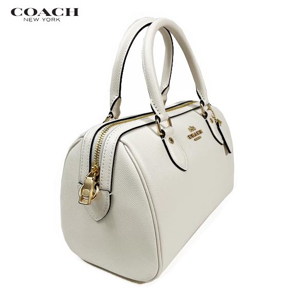 COACH（コーチ） バッグ ハンドバッグ トート バッグ ローワン サッチェル シグネチャー キャンバス CH322 チョーク アウトレット ...
