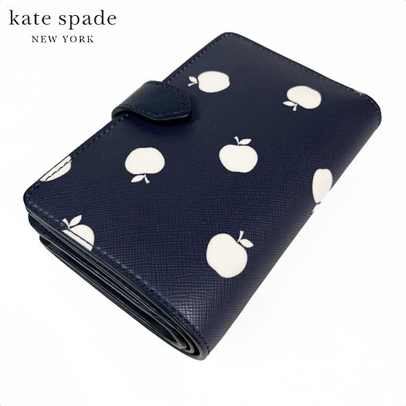 kate spade NEW YORK ケイトスペード レディース アウトレット 財布 二つ折り財布 ステイシー ミディアム ホワイト ...
