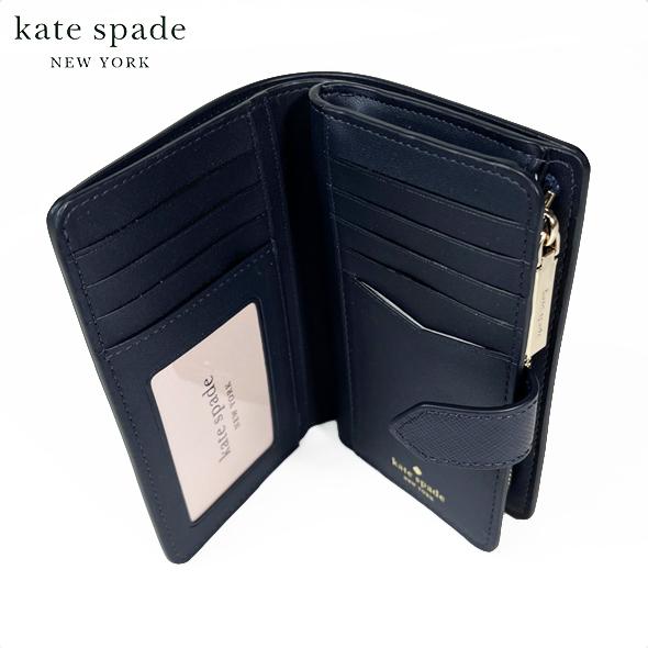 kate spade NEW YORK ケイトスペード レディース アウトレット 財布 二つ折り財布 ステイシー ミディアム ホワイト ...