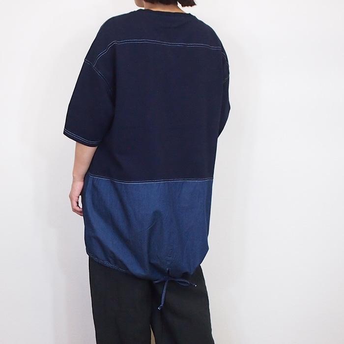 LUPILIEN ルピリアン 6S天竺×5.5OZ デニム 切り替え ポケット チュニック 夏 レディース 半袖 30代40代 : ナチュラル服とバッグのシュガー - 通販 - Yahoo ...