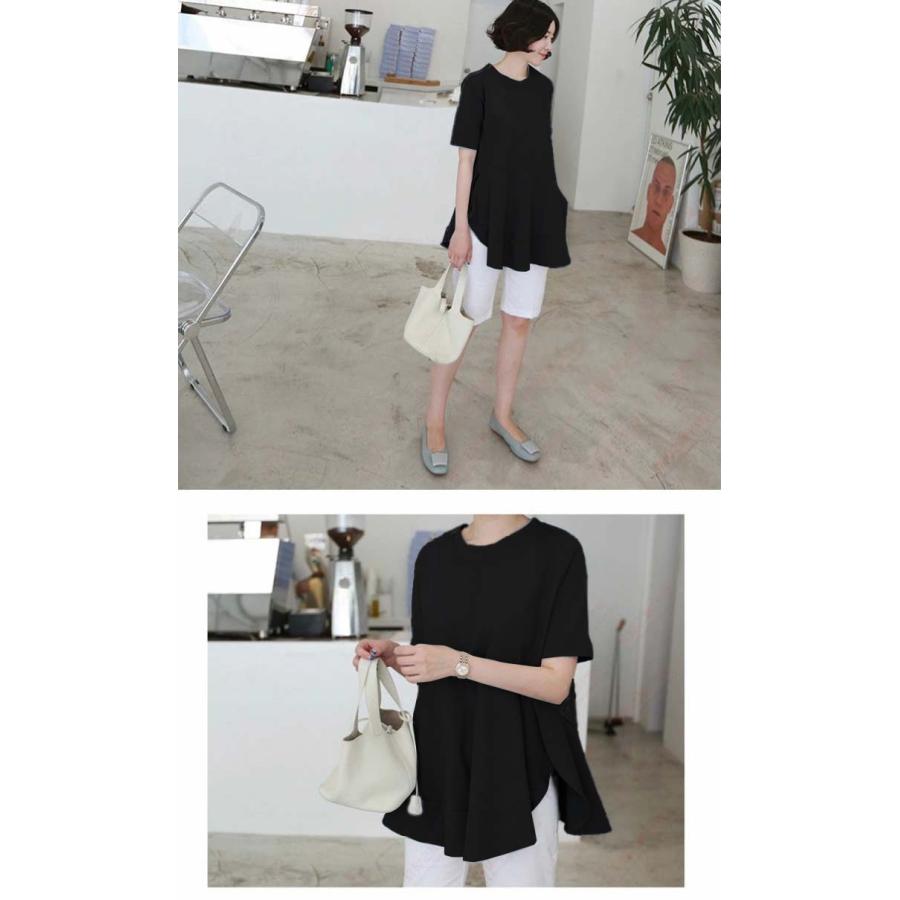 Tシャツ ブラウス 5分袖 フレア トップス 二の腕カバー 接触冷感 【lstp304-331】【即納：1-5営業日】【送料無料】ユ込2 : シュガービスケット - 通販 - Yahoo!ショッピング