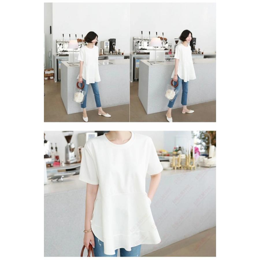 Tシャツ ブラウス 5分袖 フレア トップス 二の腕カバー 接触冷感 【lstp304-331】【即納：1-5営業日】【送料無料】ユ込2 : シュガービスケット - 通販 - Yahoo!ショッピング