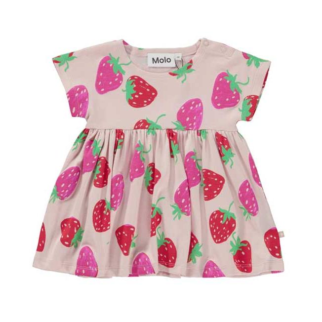 Molo Molo(モロ)Channi Strawberries Mini ショートスリーブワンピース（〜size104 ...