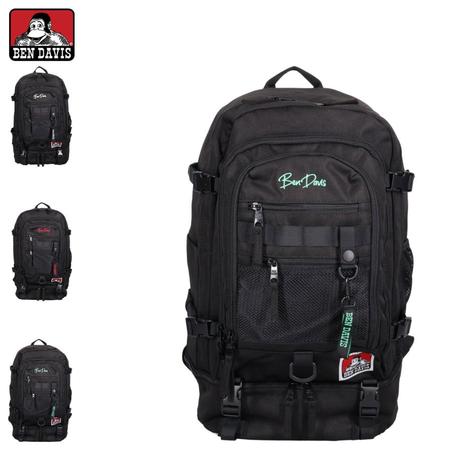 BEN DAVIS ベンデイビス BENDAVIS リュック バッグ バックパック メンズ レディース 30L 撥水 SUB POCKET BACKPACK ブラック 黒 BDW-8322 ...