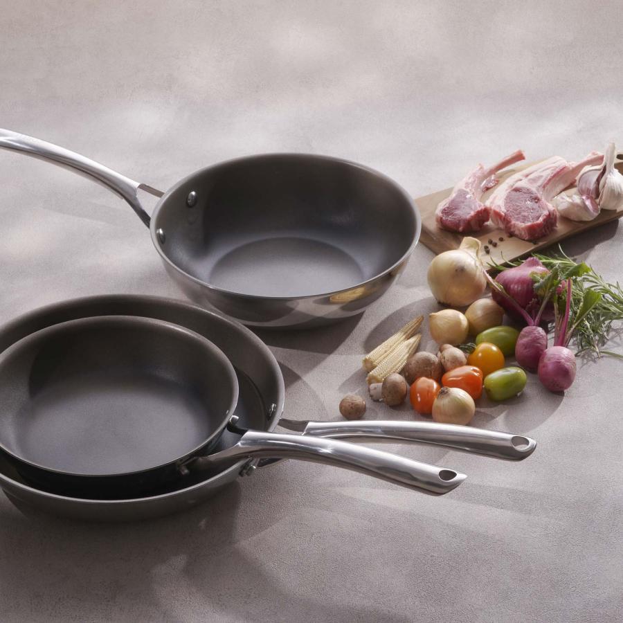 ブランド登録なし CORELLE コレール フライパン 24cm IH ガス 対応 ステンレス DuraNano フライパン24cm CSFP24SV : シュガーオンラインショップ - 通販 ...